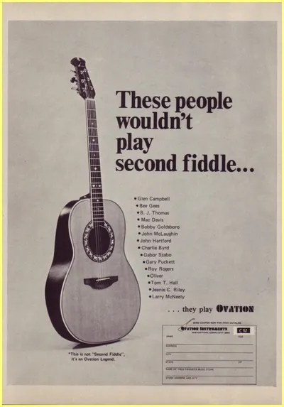 Ovation Instruments 'These people wouldn't play second fiddle ...